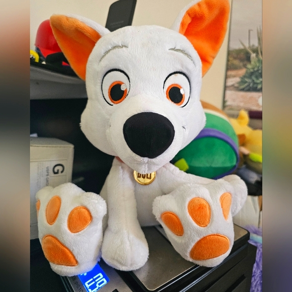 Disney | Toys | 222 Disney Parks Big Feet Foot Plush 0 Bolt | Poshmark